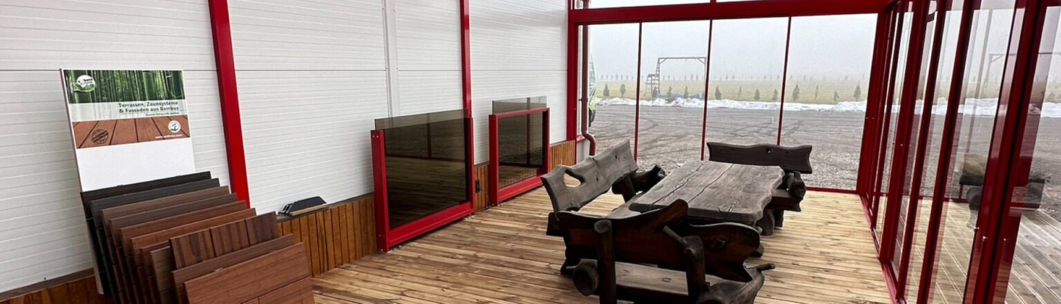 Sample conservatory with terrace glass | A-Profiil